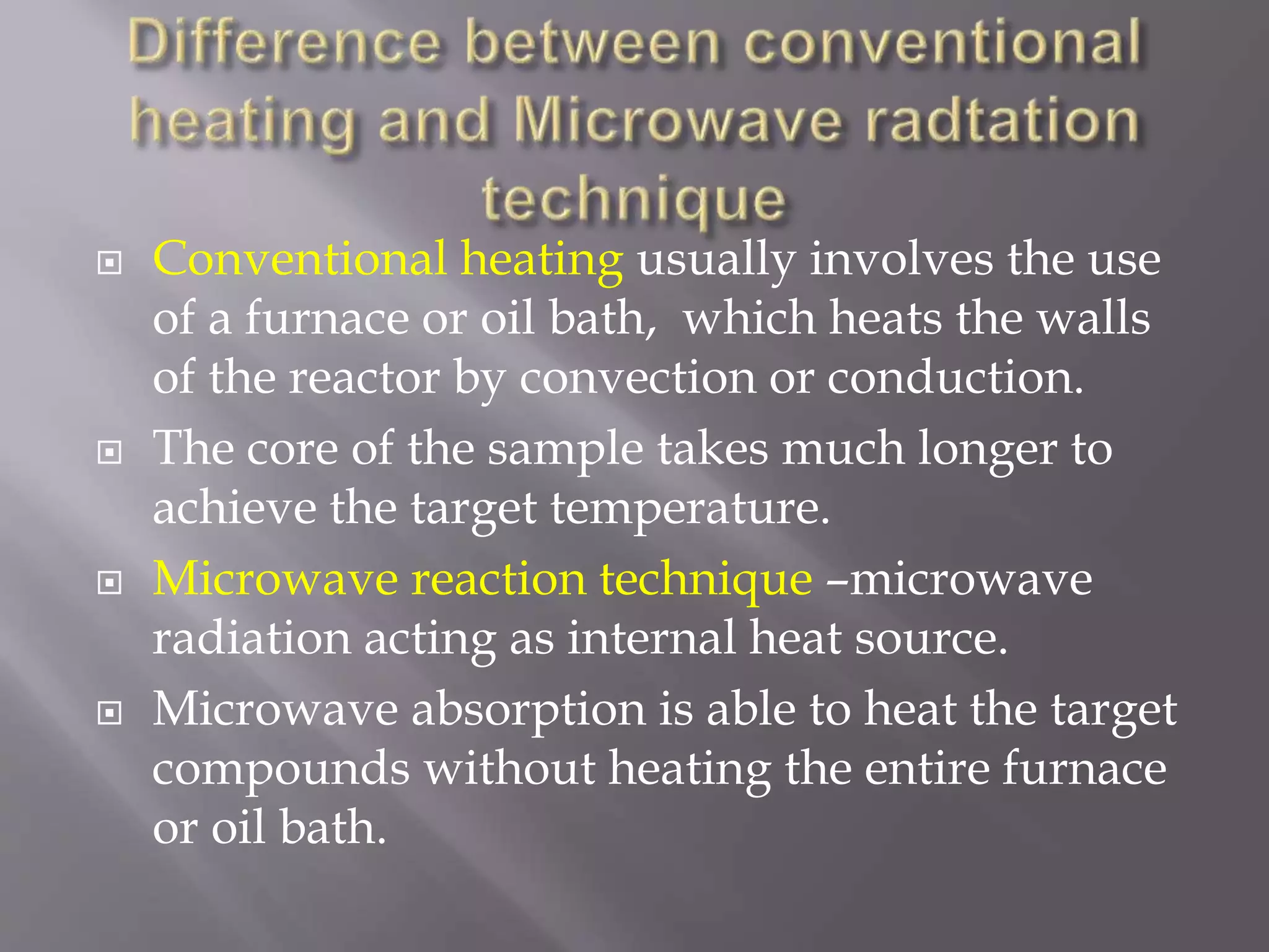 MICROWAVE CHEMISTRY | PPTX