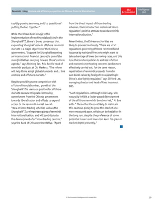 Renminbi rising: Onshore and offshore perspectives on Chinese financial ...