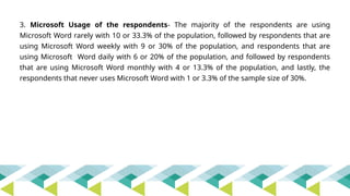 The Effects of Microsoft Word Usage on Students Academic Performance | PPT