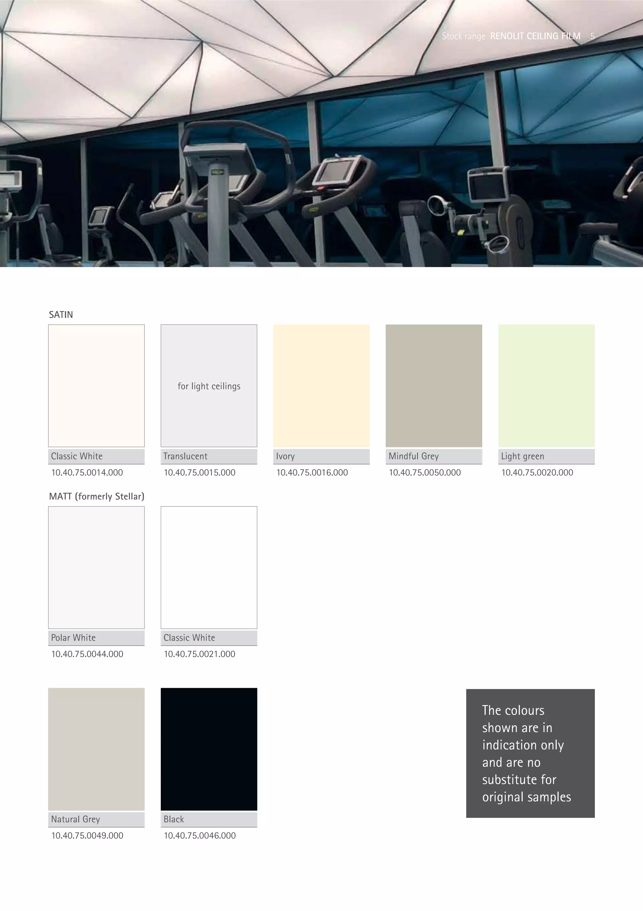 Renolit stretch ceiling films. | PDF