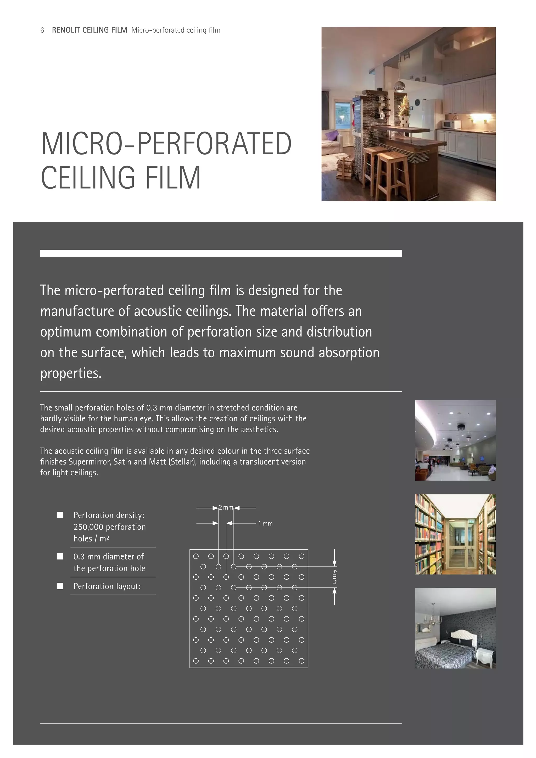 Renolit stretch ceiling films. | PDF