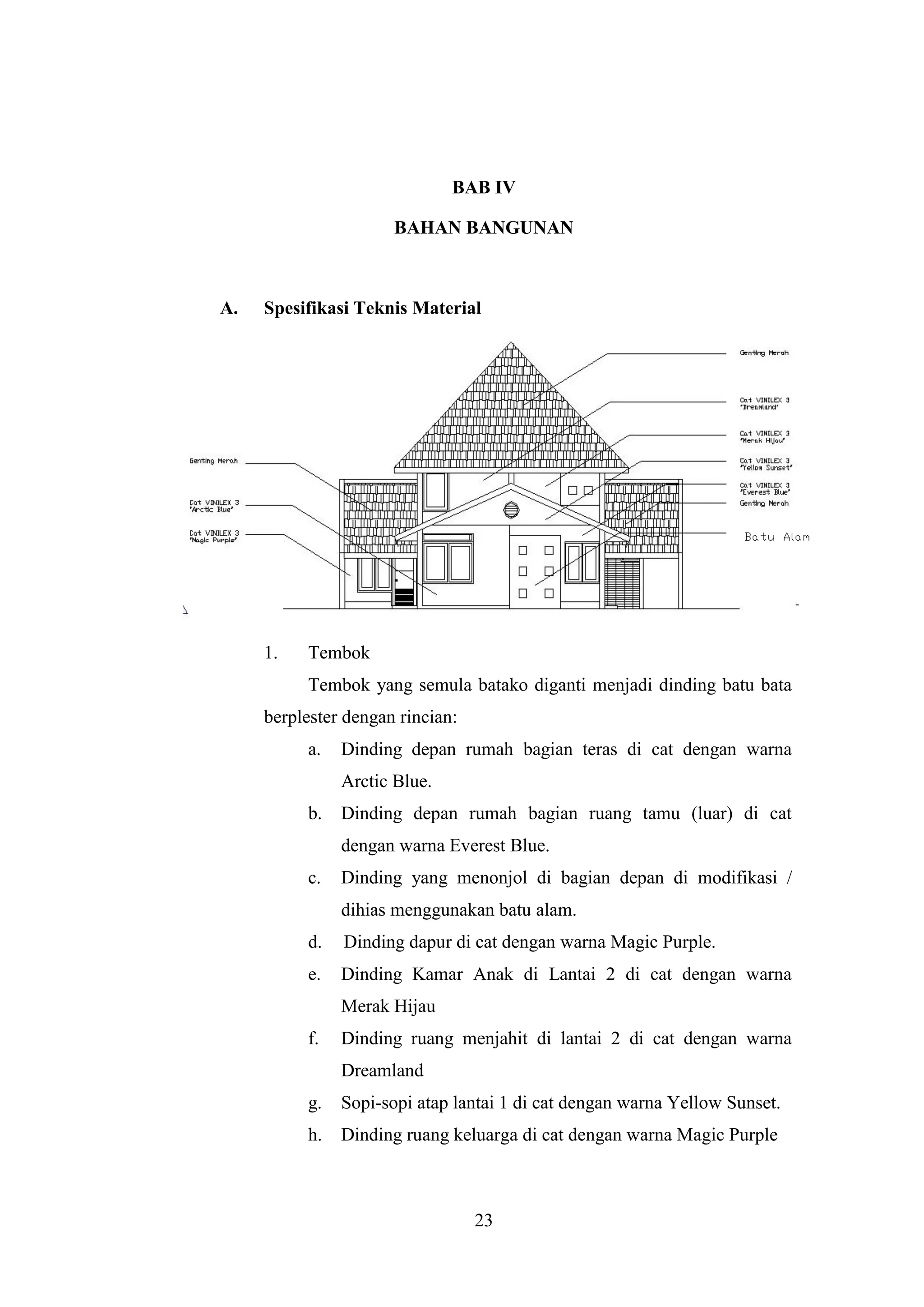 Renovasi fasade dan lantai bangunan rumah tinggal | PDF
