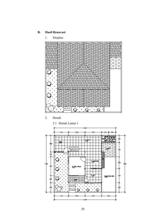 Renovasi fasade dan lantai bangunan rumah tinggal | PDF