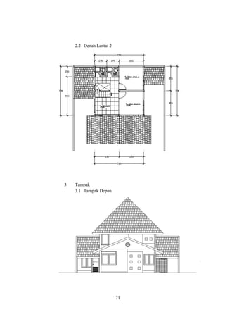 Renovasi fasade dan lantai bangunan rumah tinggal | PDF