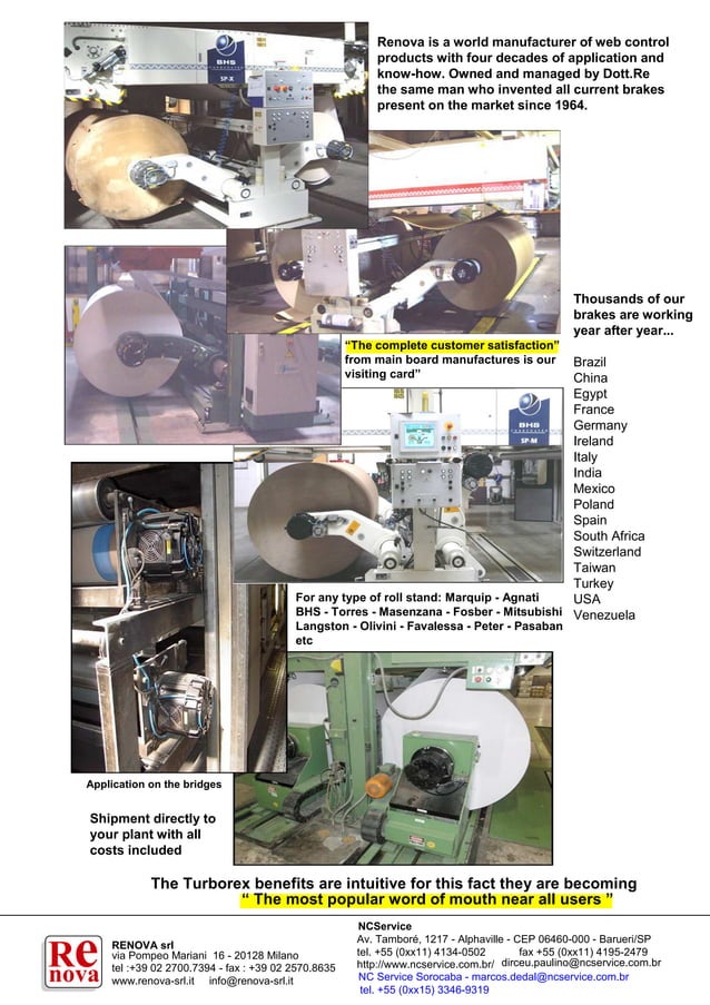 Renova turborex brakes freios pneumaticos | PDF