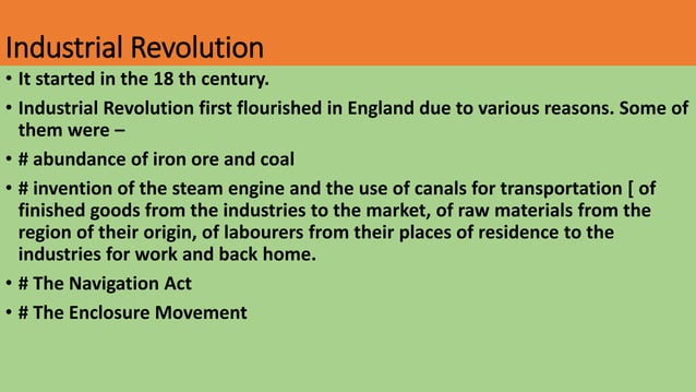 RENAISSANCE, REFORMATION & THE INDUSTRIAL REVOLUTION | PPTX