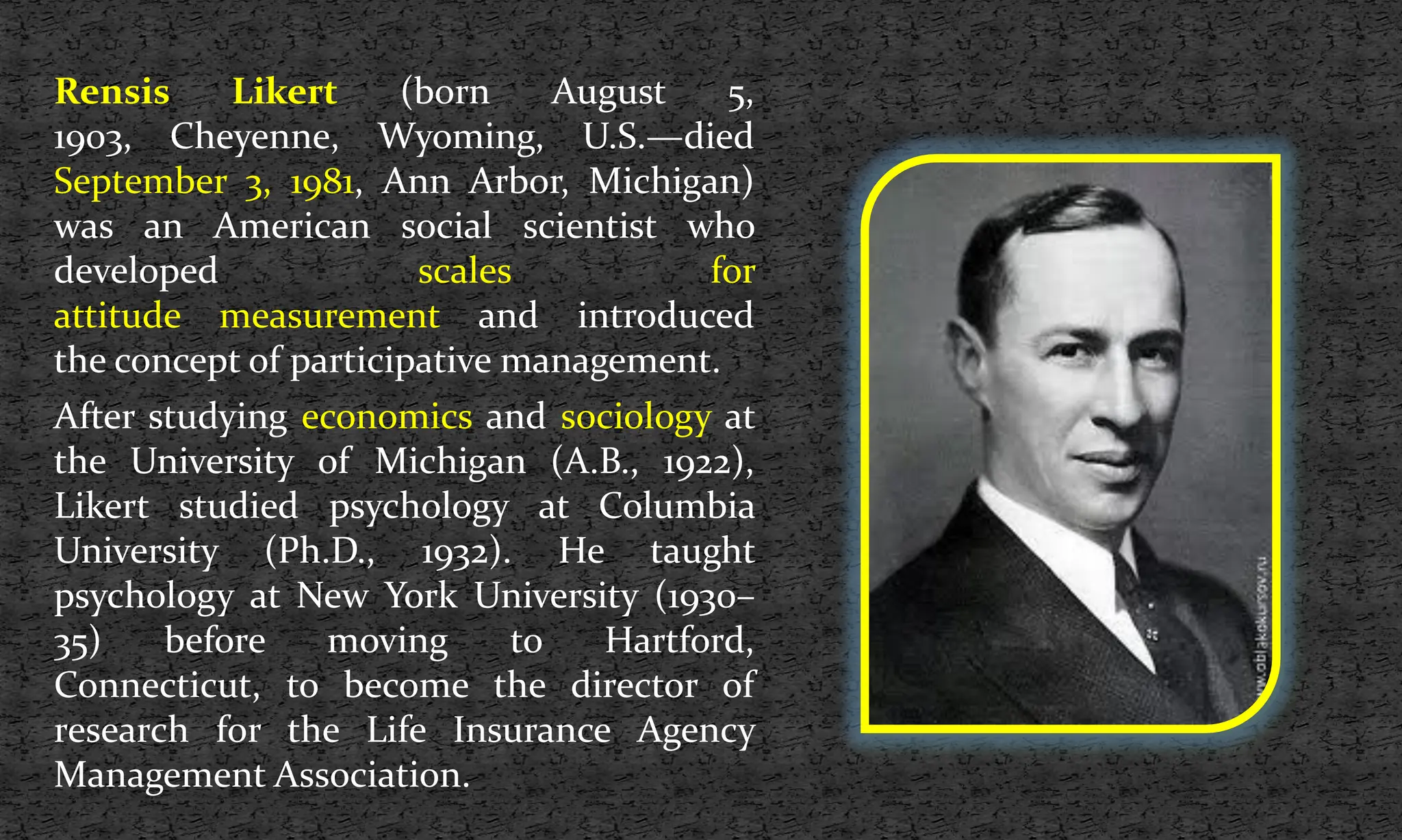 Rensis Likert (The Four Management System) | PDF