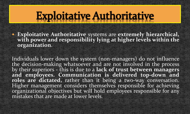 Rensis Likert (The Four Management System) | PDF