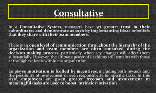 Rensis Likert (The Four Management System) | PDF