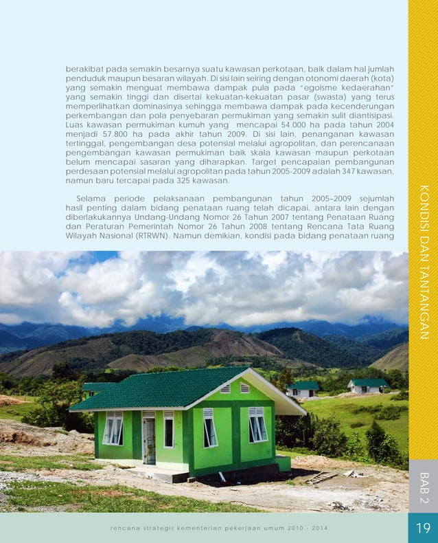 Rencana Strategis Kementrian Pekerjaan Umum 2010-2014 | PDF