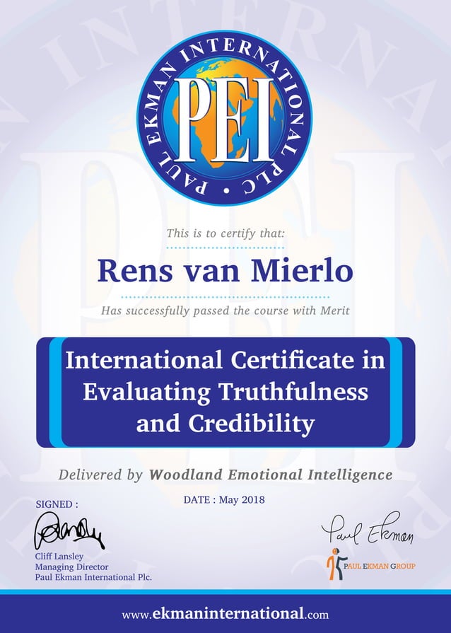 International Certificate in Evaluating Truthfulness and Credibility | PDF