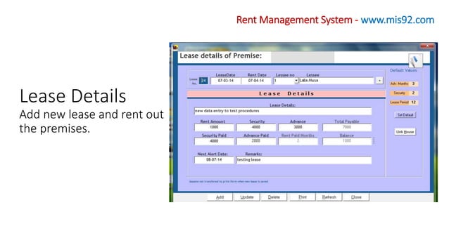 Lease Management System | PPT
