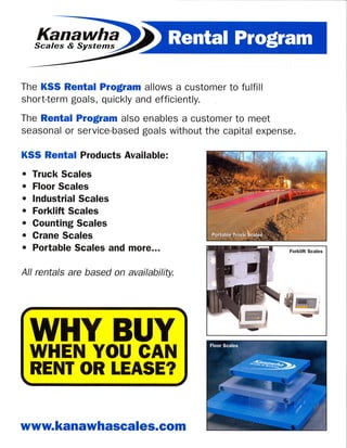 Scale Rental Program | PDF