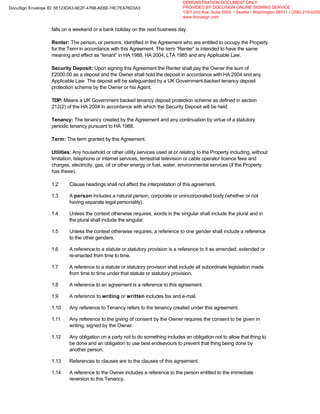 Example Movebubble Rentsign Rental Agreement | PDF