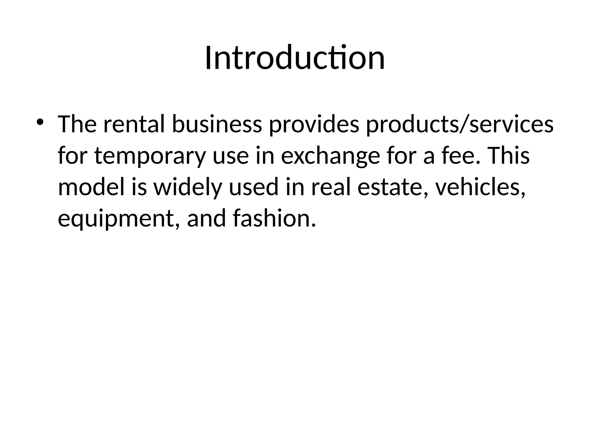 Rental_Business_Model.from srmist...............pptx