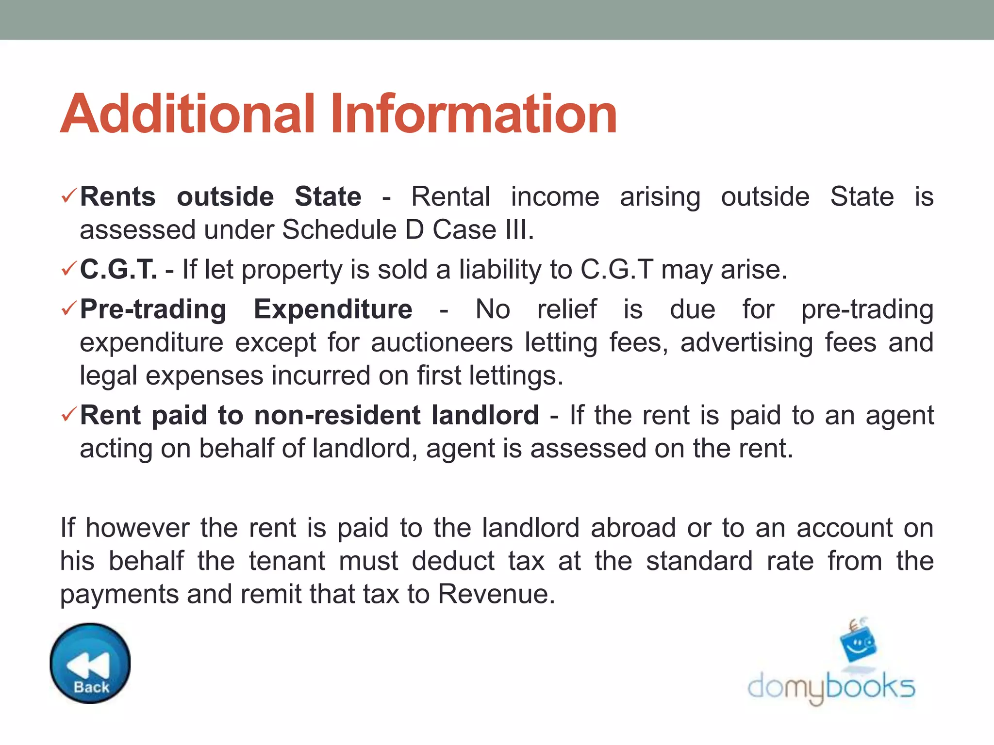 Rental income | PPTX