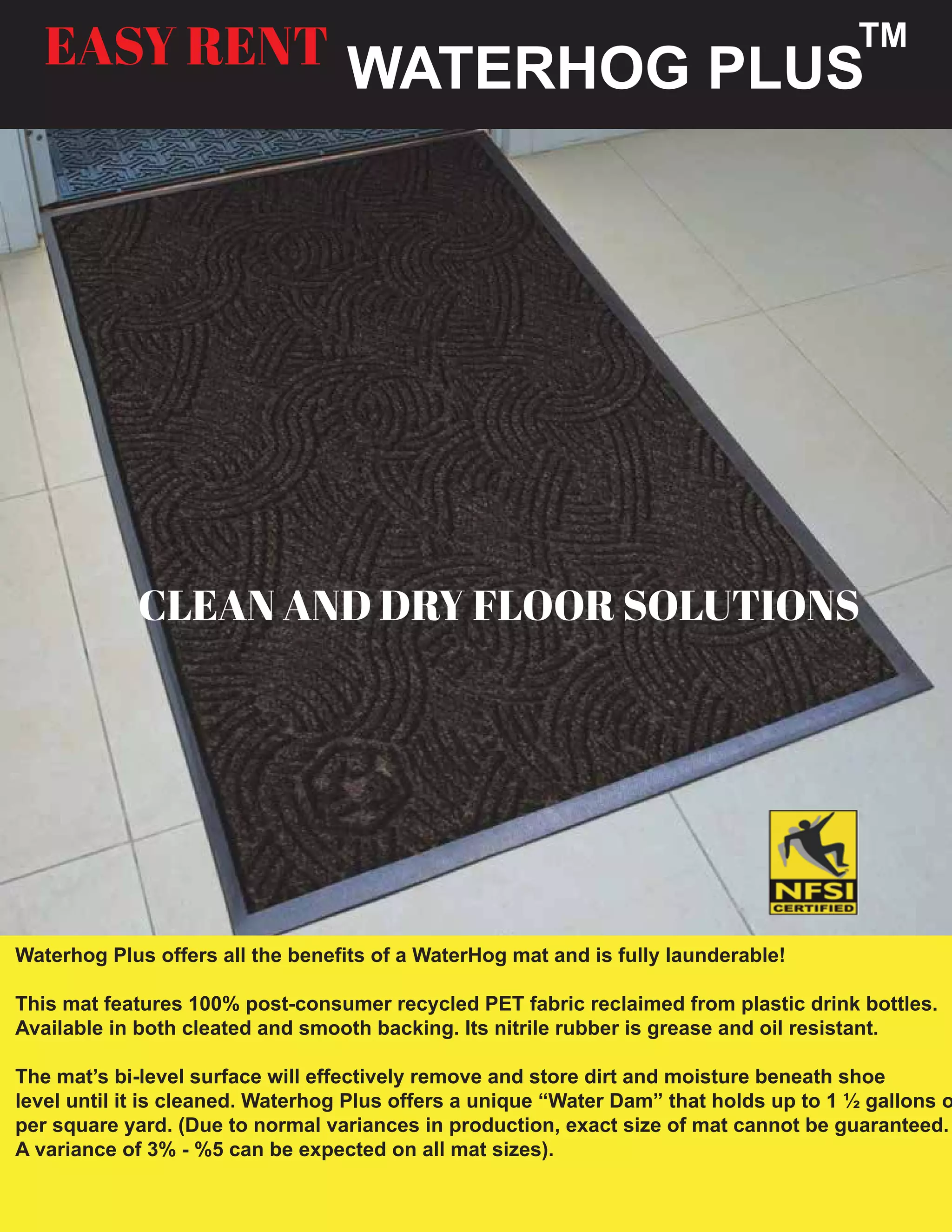 HIGH PERFORMANCE RENTAL MATS | PDF