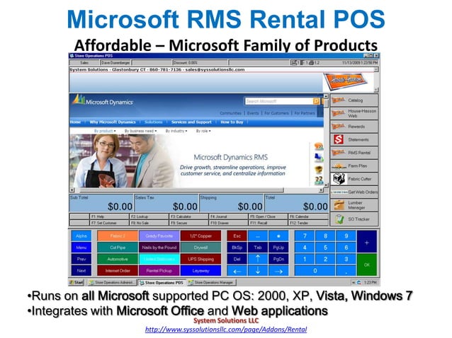 Rental POS - Microsoft RMS | PPTX