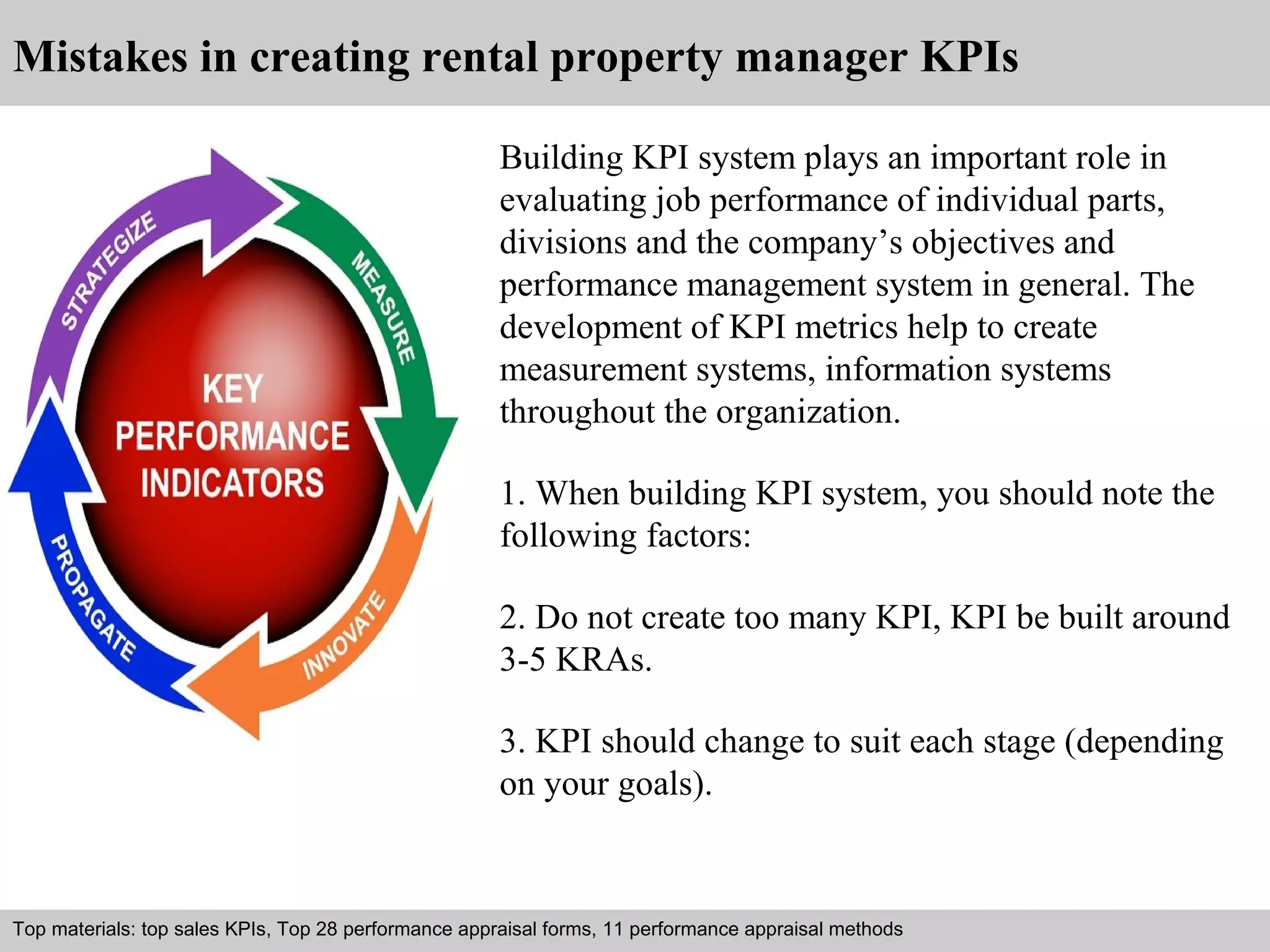 Rental property manager kpi | PPT