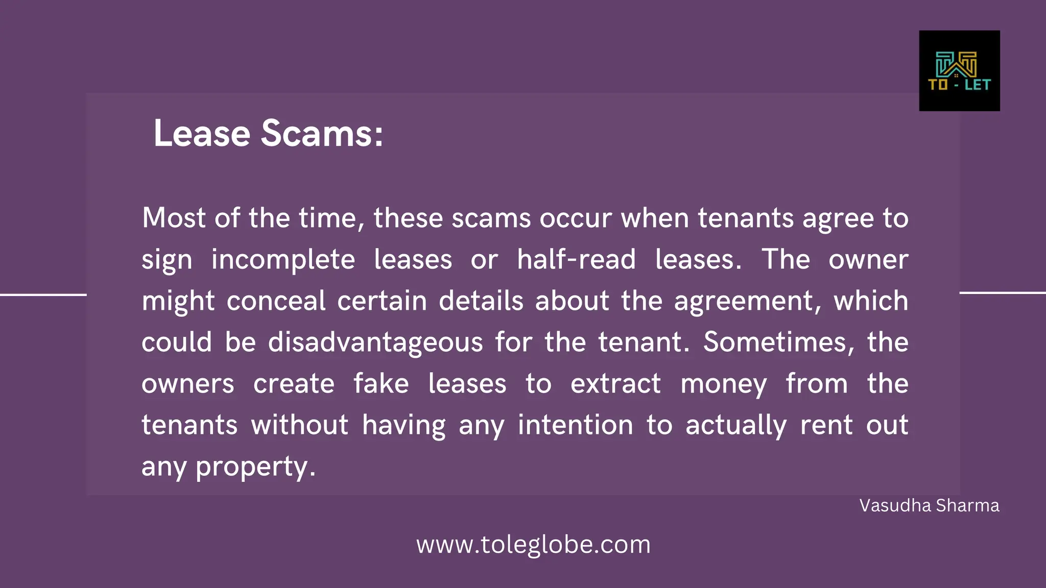 Different Types of rental scam that accur | PDF