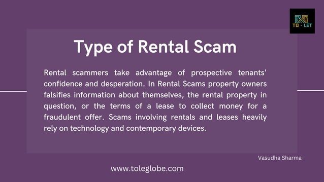 Different Types of rental scam that accur | PPT