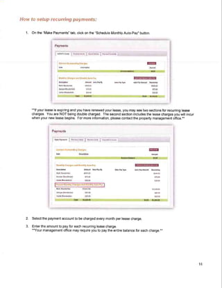 Rent cafe resident registration & payment instructions | PDF