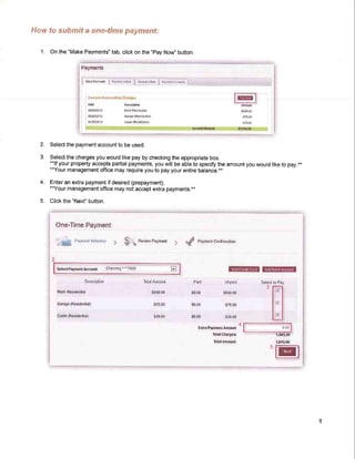 Rent cafe resident registration & payment instructions | PDF