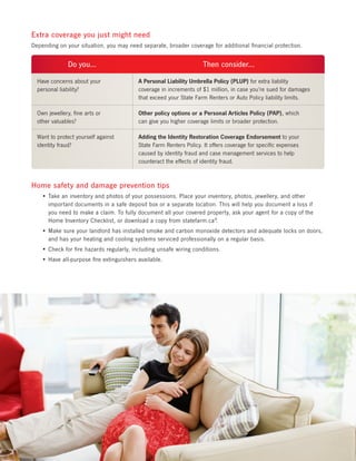 Renters Insurance Oakville | PDF