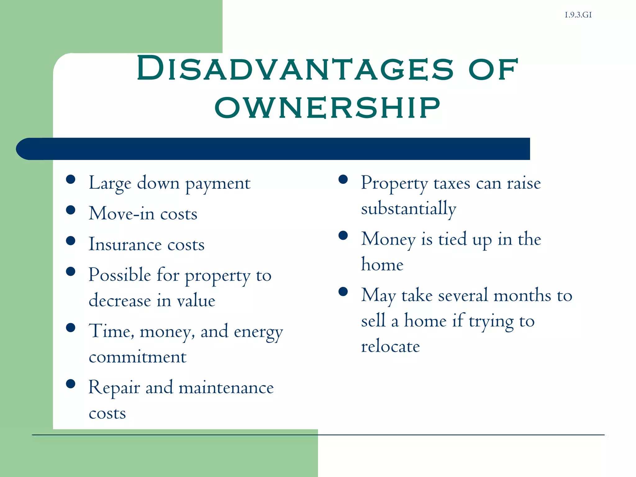 Renting v/s owning ppt | PPT