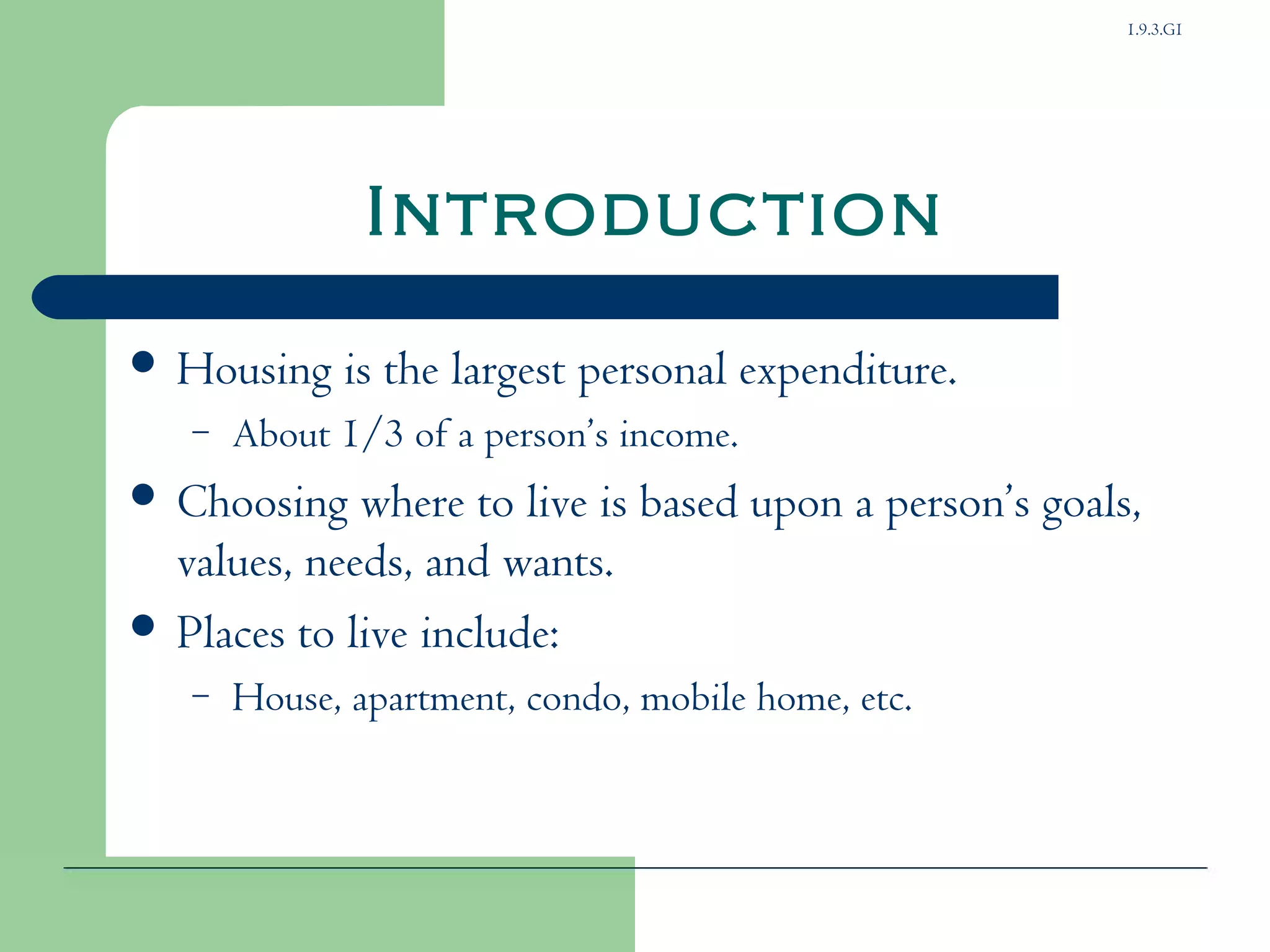 Renting v/s owning ppt | PPT
