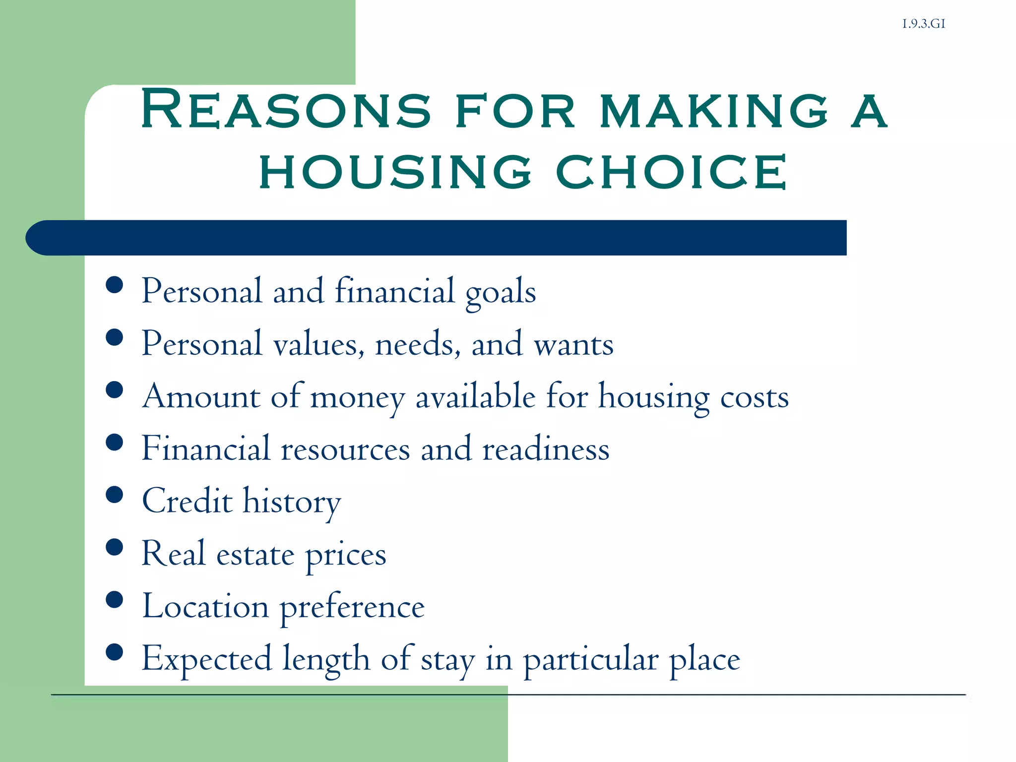 Renting v/s owning ppt | PPT