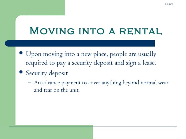 Renting v/s owning ppt | PPT