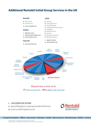 Rentokil Specialist Hygiene | PDF