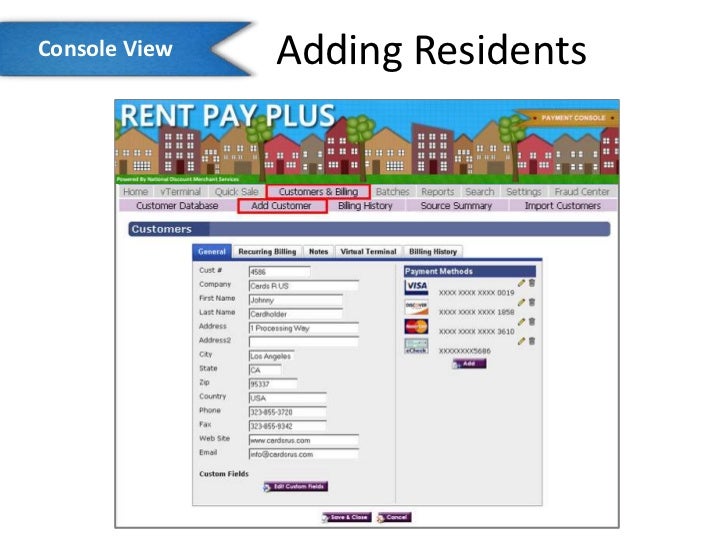 RentPay Plus by national discount merchant services