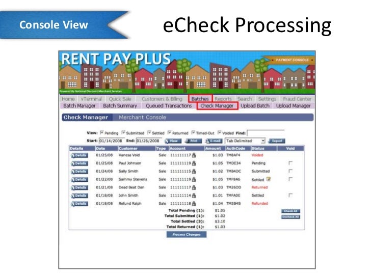 RentPay Plus by national discount merchant services