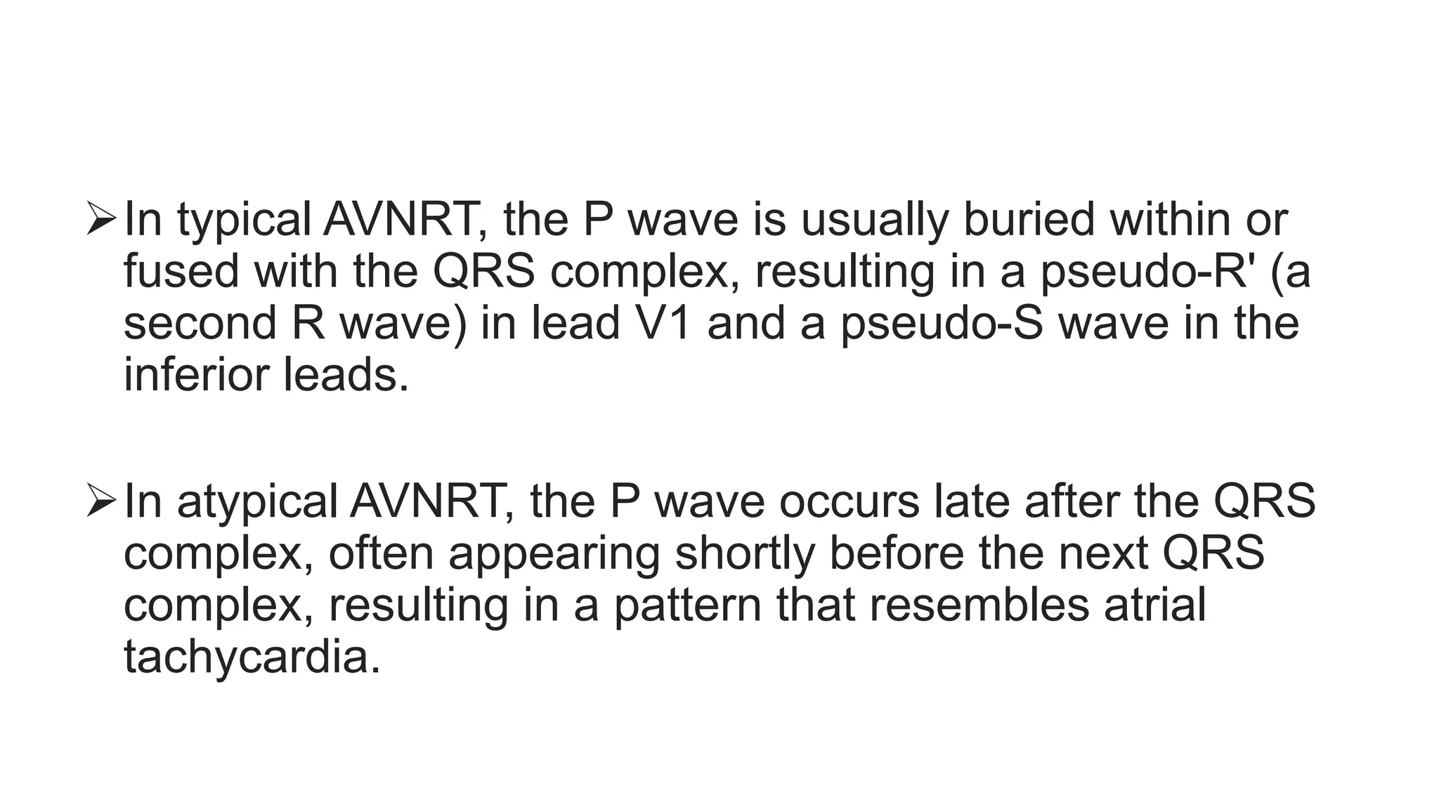NARROW QRS TACHYCARDIA PART II | PPTX