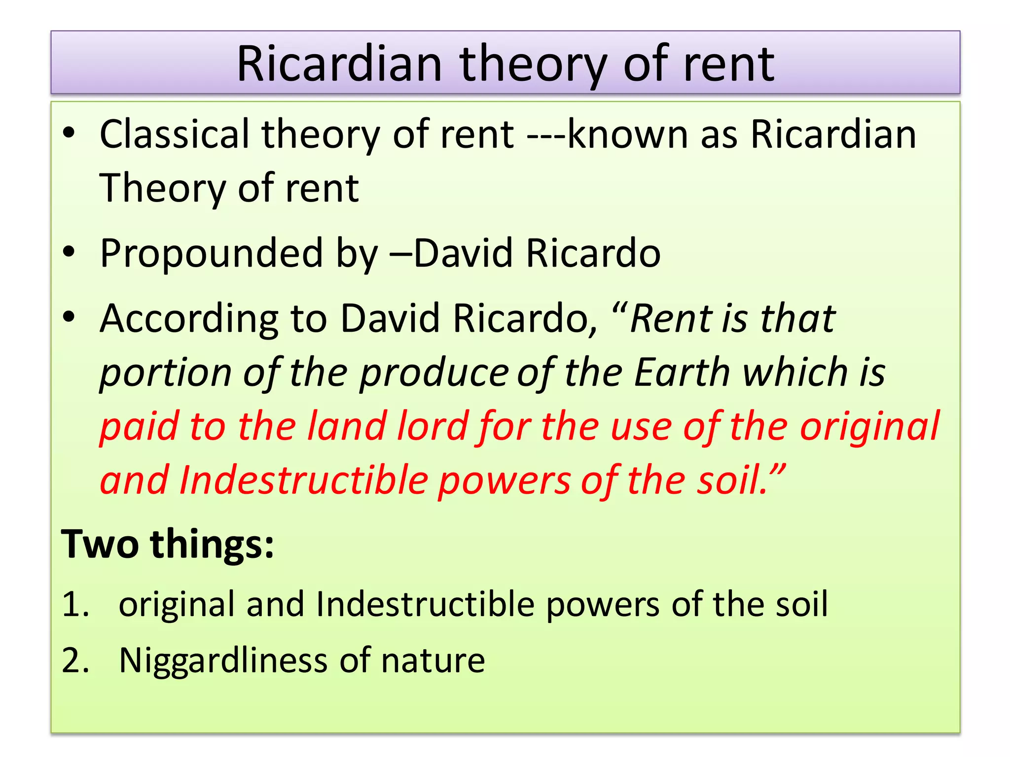 Rent Theory.pdf