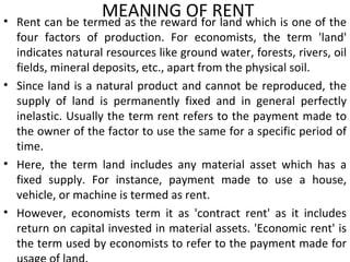 Rent,wages,interest and profit | PPT