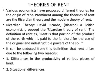 Rent,wages,interest and profit | PPT