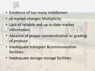 Problem of agricultural marketing in INDIA & challenges | PPTX