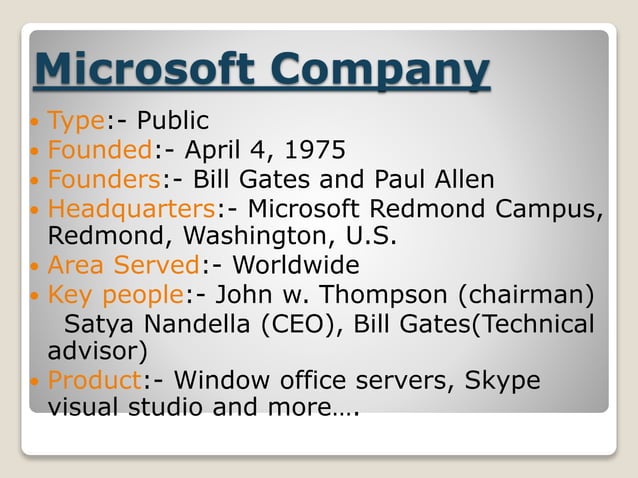 Social Responsibilities of Microsoft Company | PPTX