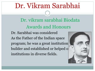 vikram sarabhai | PPT