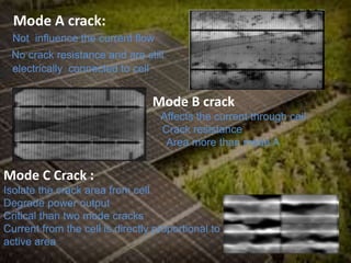 MICROCRACKS IN PV MODULE ppt | PPTX