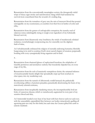 Renunciation | DOC