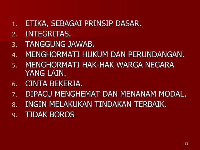 Renungan prinsip dasar hidup | PPT