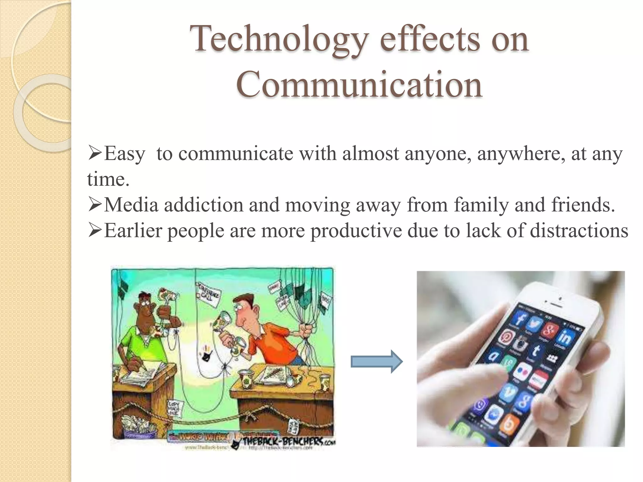 Technology and its effects | PPTX
