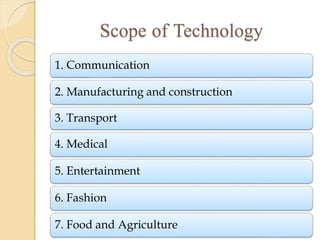 Technology and its effects | PPTX | Technology Industry | Industries