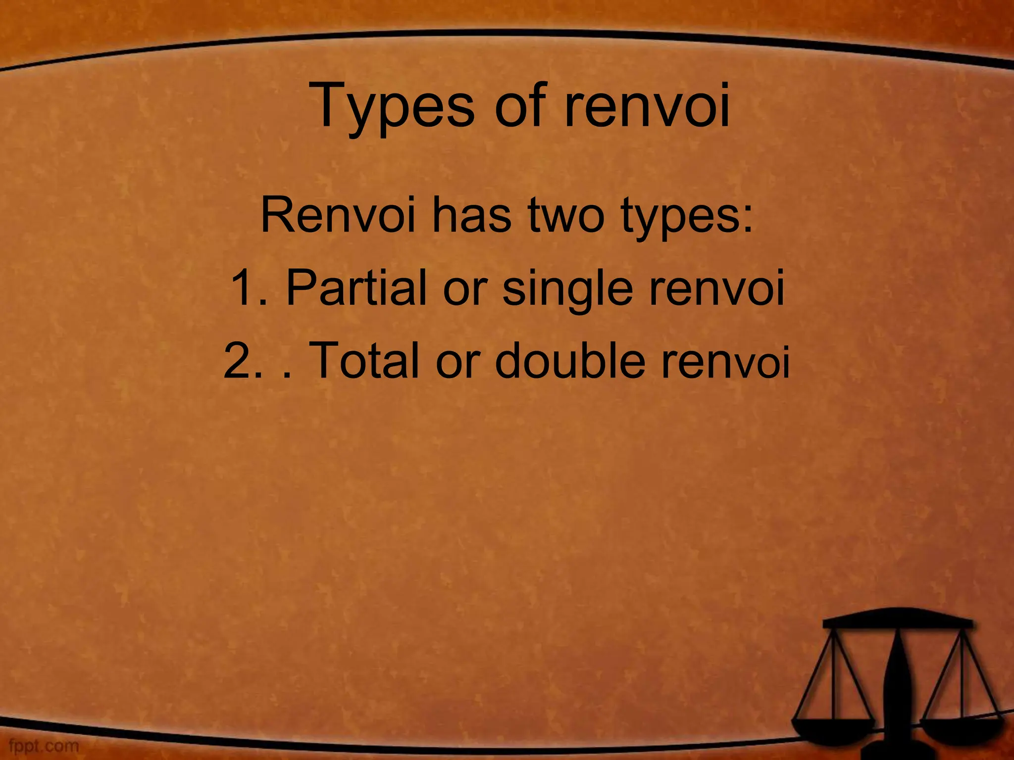 Renvoi... | PPT