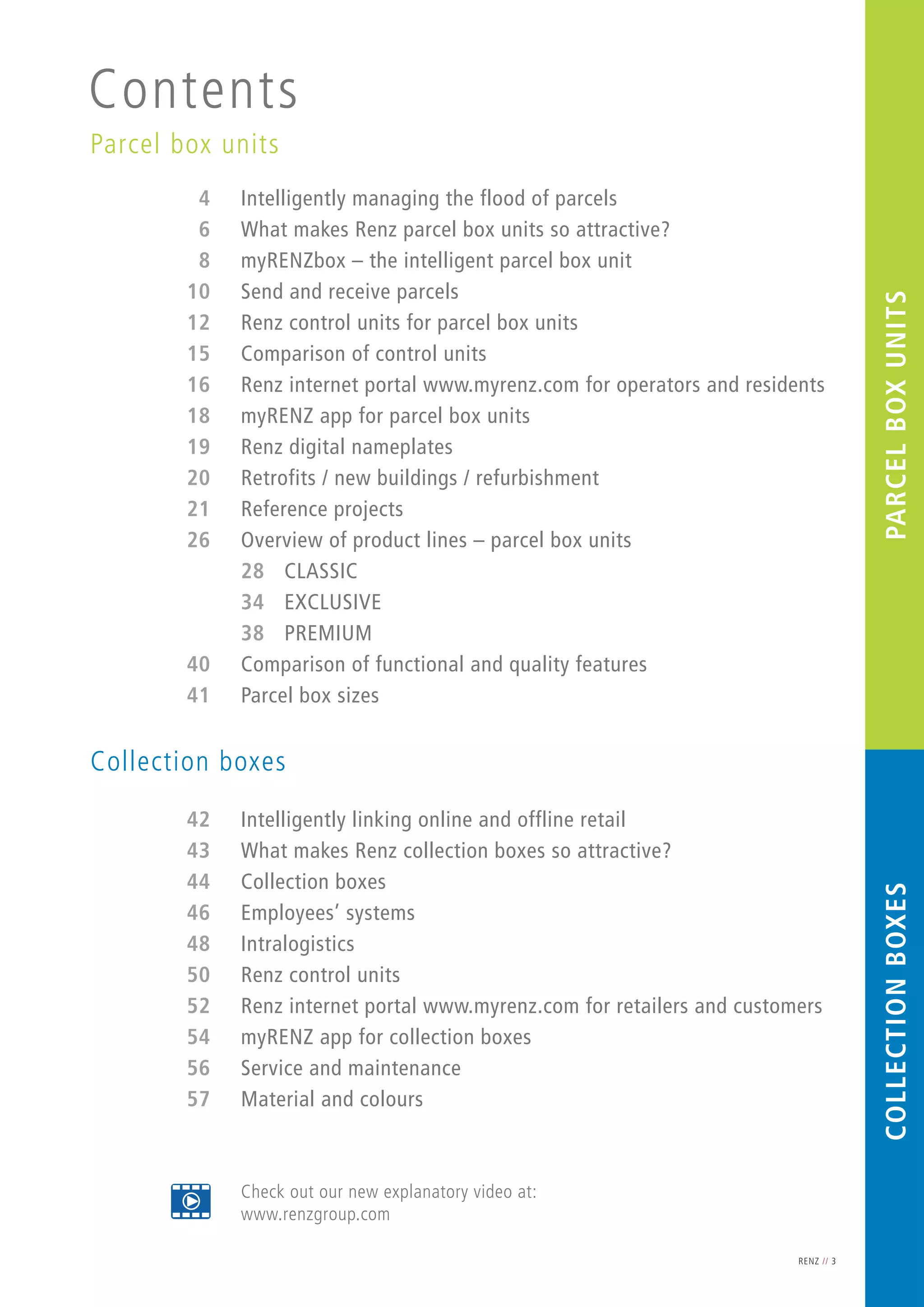 myRENZbox Intelligent Parcel Delivery Box Brochure | PDF