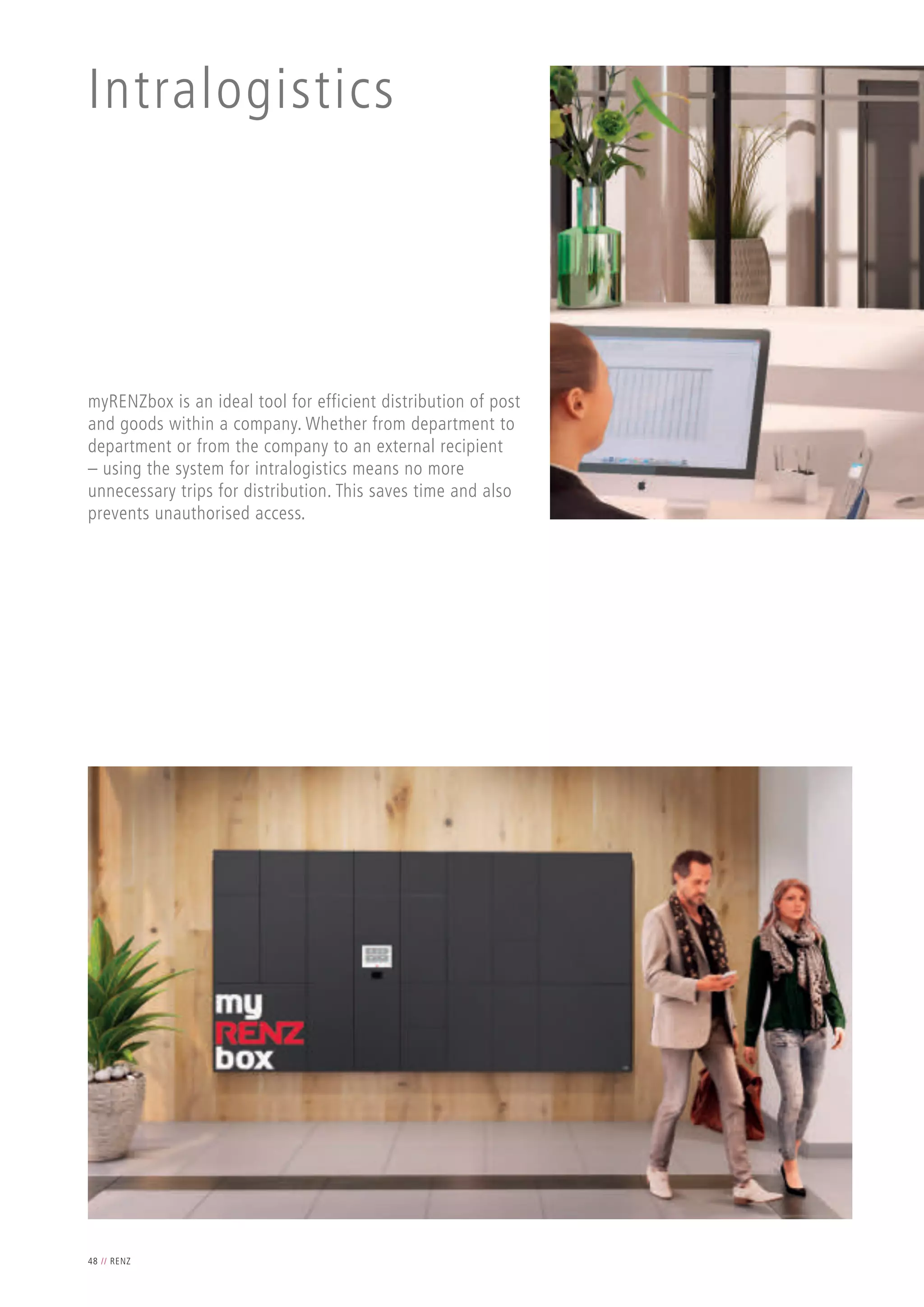 myRENZbox Intelligent Parcel Delivery Box Brochure | PDF